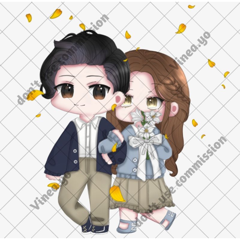 Jual Chibi Art cute • Jasa gambar chibi art • commission art • style 2 ...