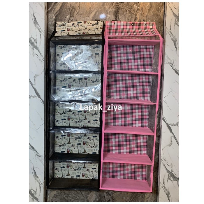 Jual RAK TAS MOTIF KOTAK LUCU | RAK TAS GANTUNG JUMBO | RAK GANTUNG ...