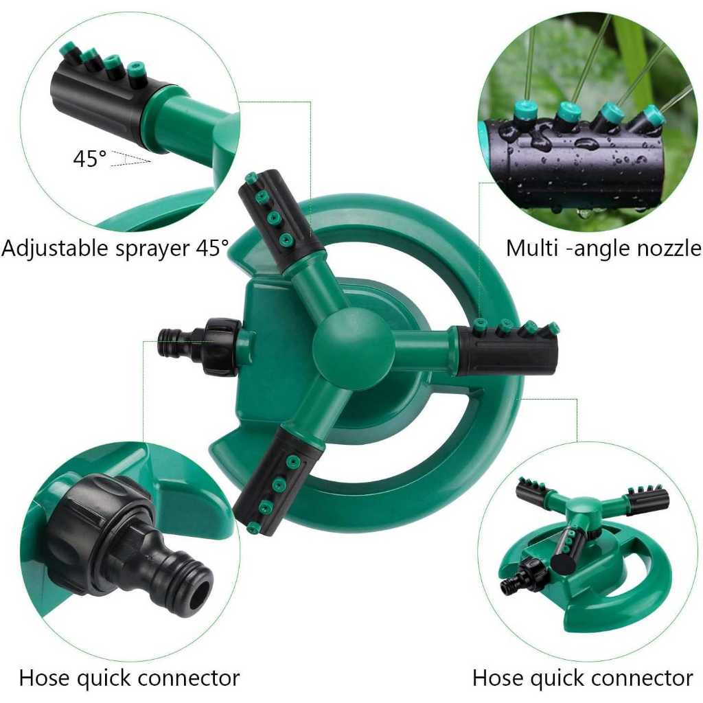 Jual N22 Round Sprinkler Air Taman 360 Derajat Full Set - BB-3105 ...