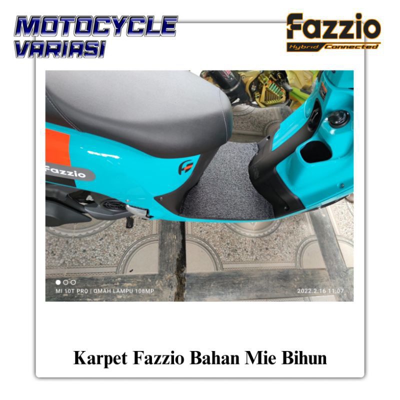 Jual Karpet Pijakan Motor Fazzio Model Mi Bihun Tebal | Shopee Indonesia