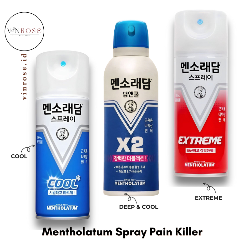 Jual Mentholatum Spray Cool, Extreme Korea/ Pain Killer/ Pereda Nyeri ...