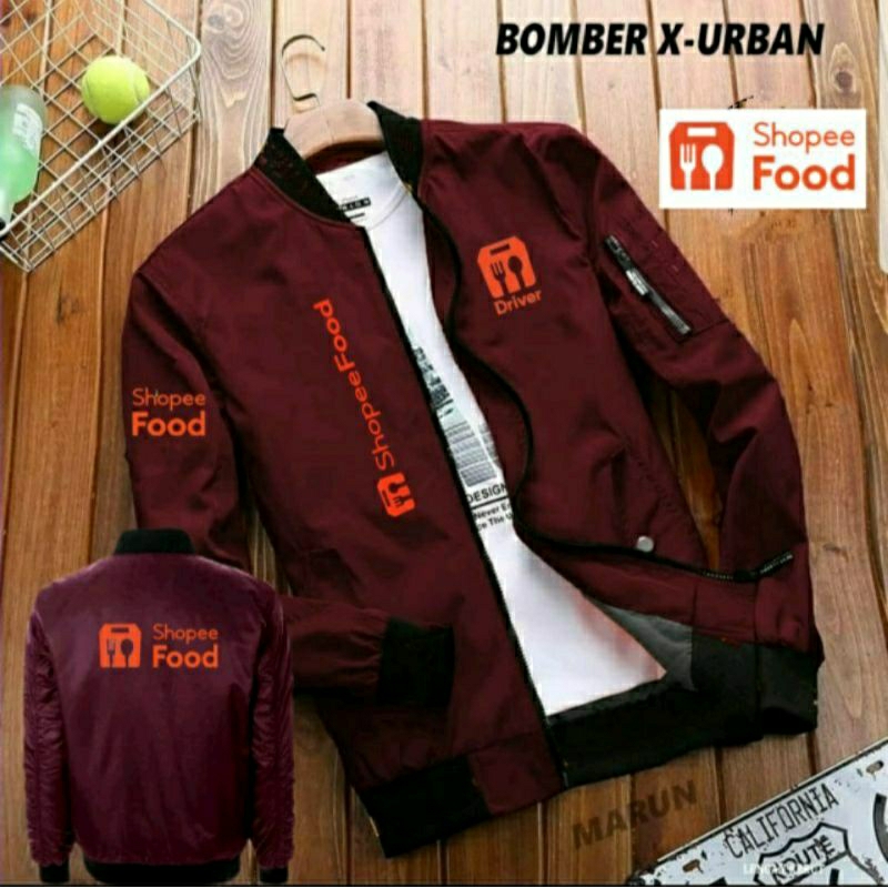 Jual BOMBER SHOPEEFOOD / JAKET SHOPEEFOOD / JAKET BOMBER SHOPEEFOOD ...