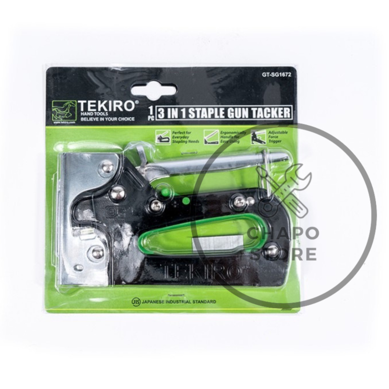 Jual Tekiro staples steples tembak 3 in 1 staple stapler gun tacker 3 ...