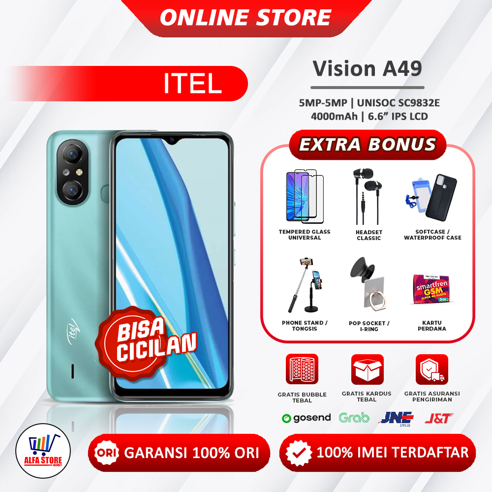 Jual HP Itel Vision A49 RAM 2/32GB Garansi Resmi by Infinix | Shopee Indonesia