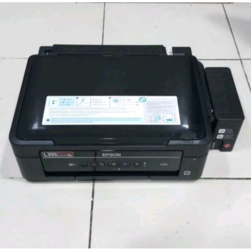 Jual printer epson l355 wifi print scan copy normal siap pakai | Shopee ...