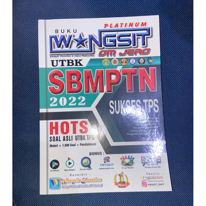 Jual Buku Wangsit Saintek Ipa Sbmptn 2022 Shopee Indonesia