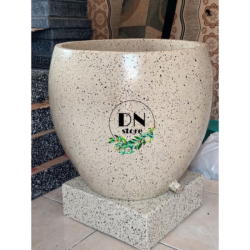 Jual BAK MANDI BULAT MINIMALIS T58cm L45cm | Shopee Indonesia