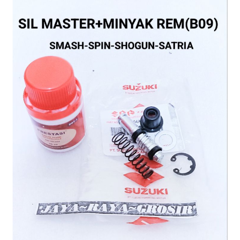 Jual SEAL MASTER REM + MINYAK REM SUZUKI ( B09 ) SIL CYLINDER REM DEPAN ...