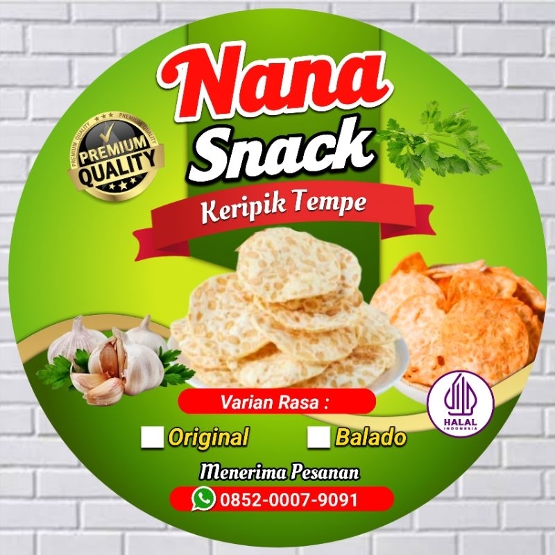 Jual Minimal Order 100 Pcs Stiker Snack Stiker Jajanan Stiker Pouch
