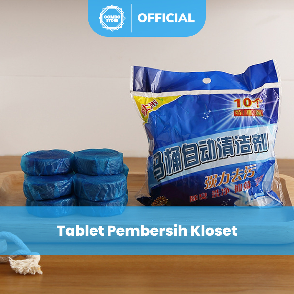 Jual Tablet Biru Pembersih Penyegar Kloset Toilet WC Kamar Mandi ...