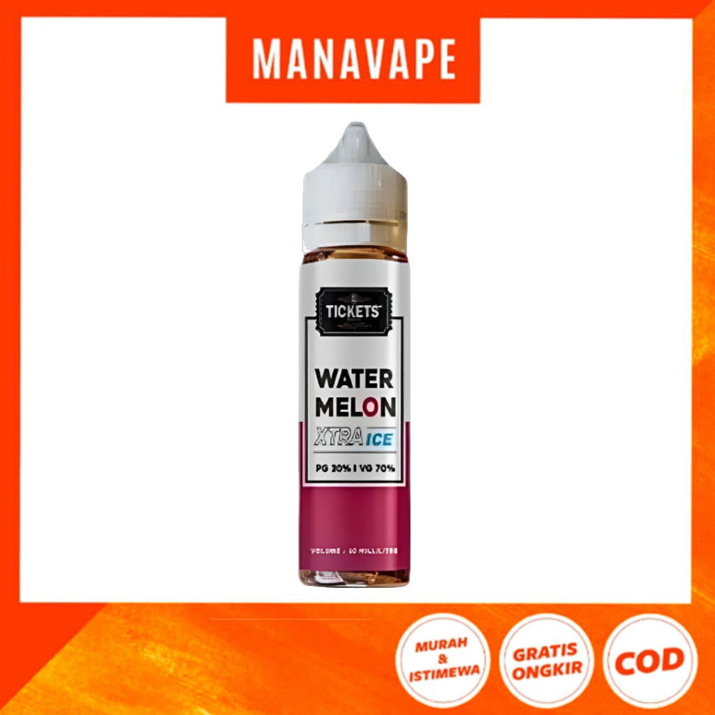 Jual TICKET WATERMELON XTRA ICE 60ML by TICKETS BREW | Shopee Indonesia