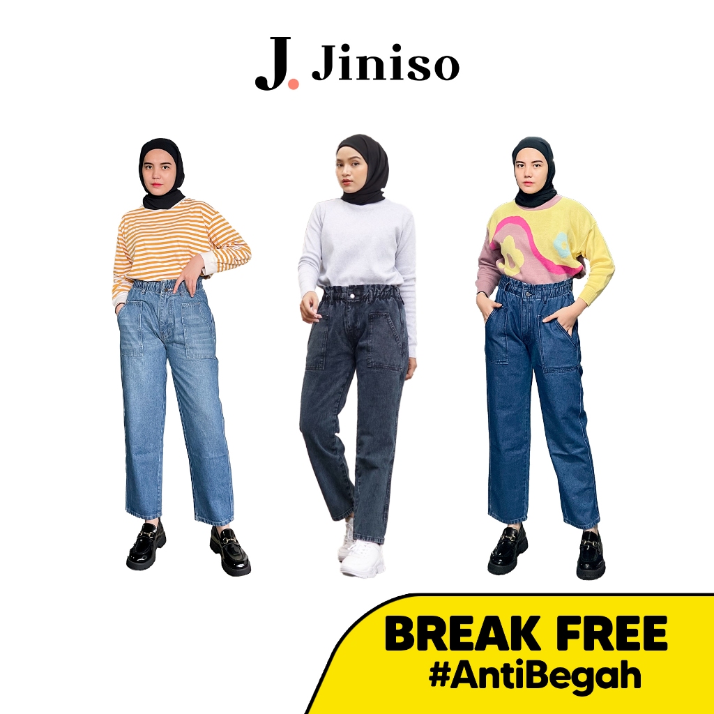 Jual JINISO - Break Free Baggy Mom Jeans | Shopee Indonesia Jual JINISO - Break Free Baggy Mom Jeans | Shopee Indonesia