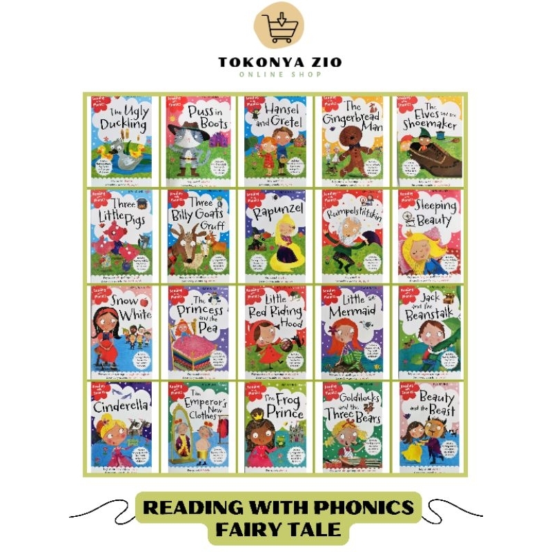 Jual READING WITH PHONICS FAIRY TALE COLLECTION [ECER/SATUAN] | Shopee Indonesia