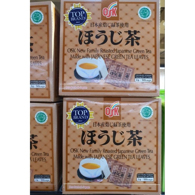 Jual OSK New Family Roasted Japanese Green Tea 2g 50 bags | Shopee Indonesia