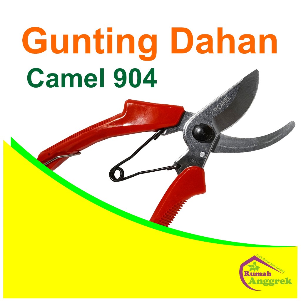 Jual Gunting Dahan Camel 904 besi kuat tajam pemotong ranting daun ...