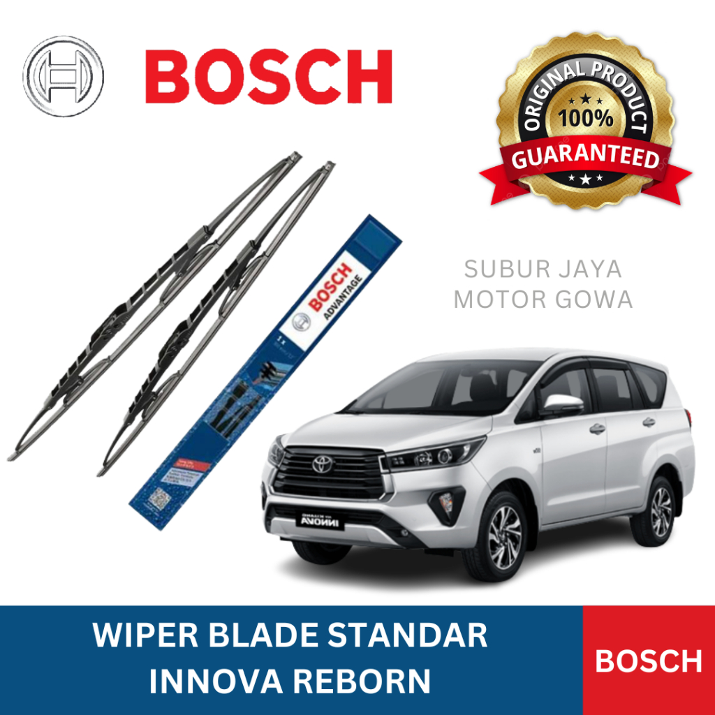 Jual BOSCH Wiper Blade Standar Daun Wiper Penghapus Kaca Air Hujan Advantage Toyota Kijang ...