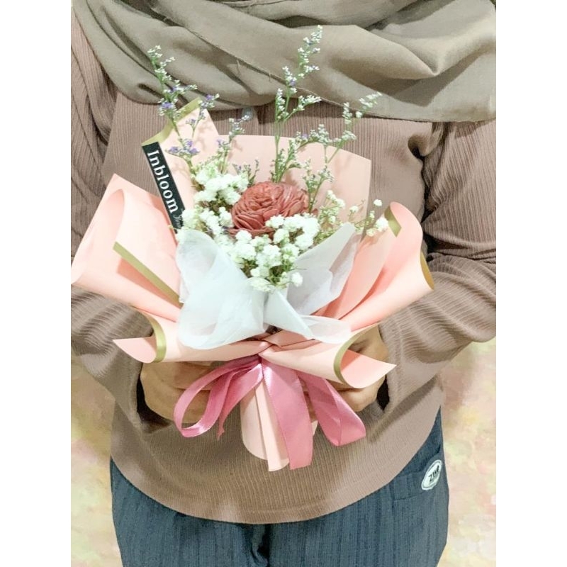 Jual INBLOOM FLORIST/ Single Sola Bouquet / Hari Guru / Teacher’s Day ...