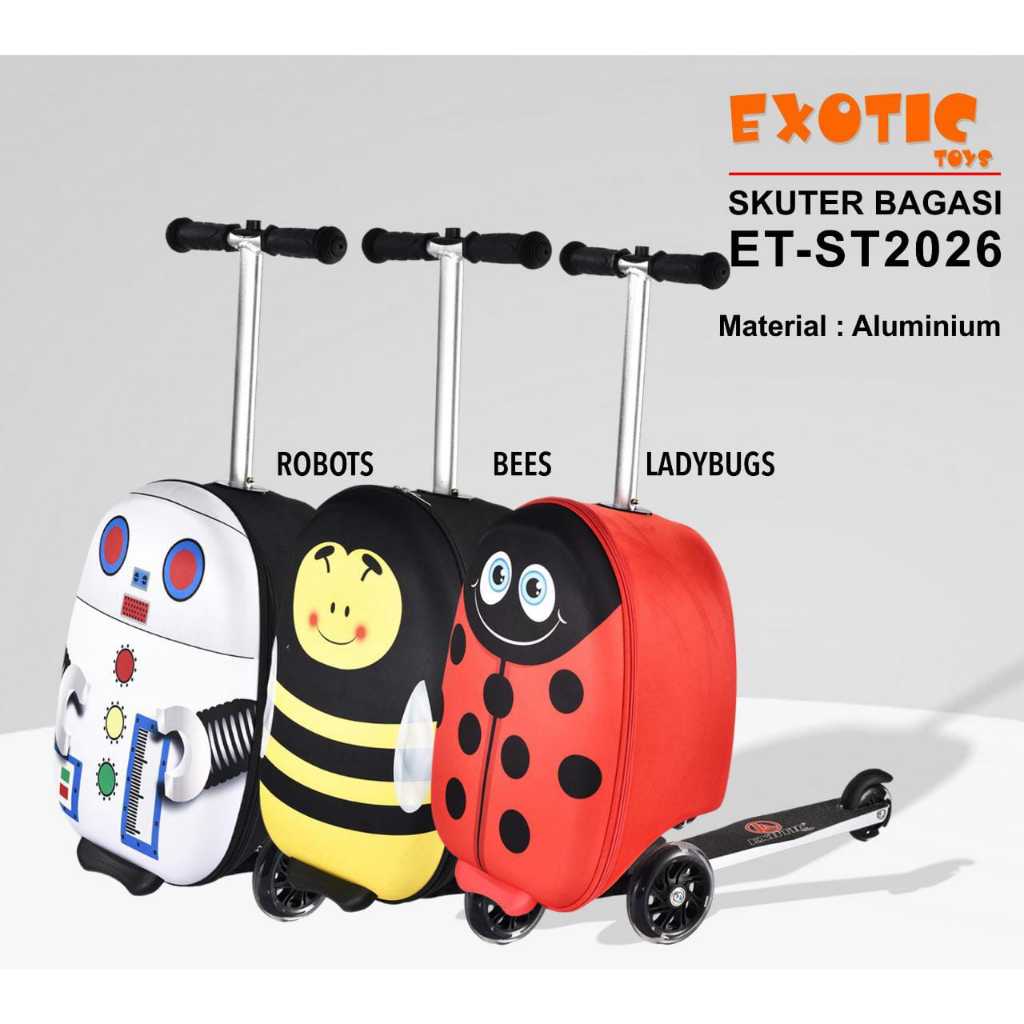 Jual NEW PRODUCT !! EXOTIC TOYS SCOTER BAGASI ANAK ST - 2026 / KOPER ...