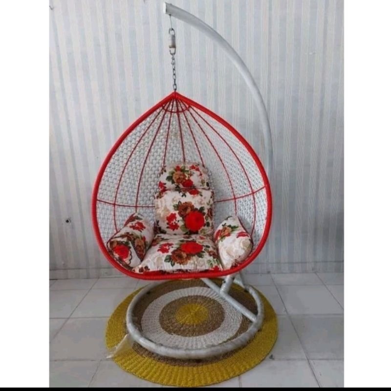 Jual ayunan gantung rotan sintetis.(ongkir sesui aplikasi) | Shopee ...
