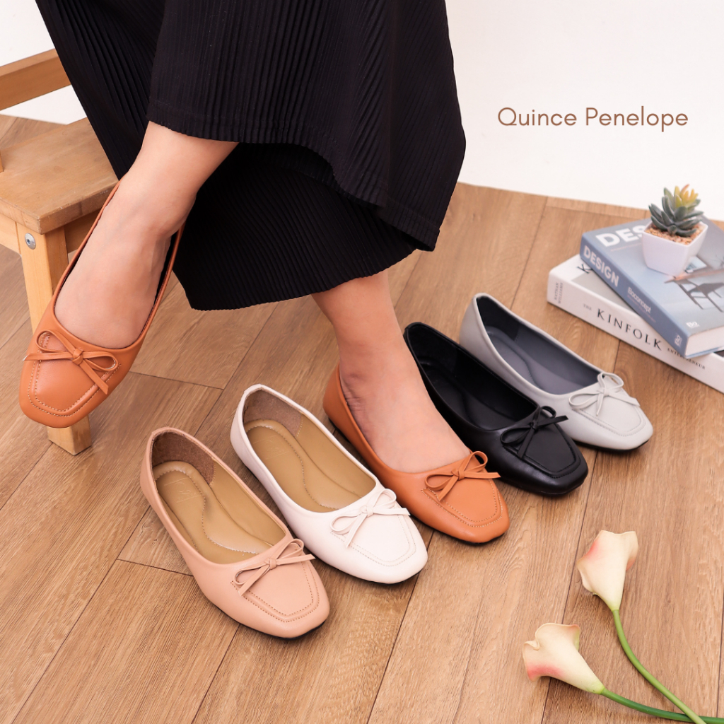 Jual QUINCE Penelope Flats | Shopee Indonesia