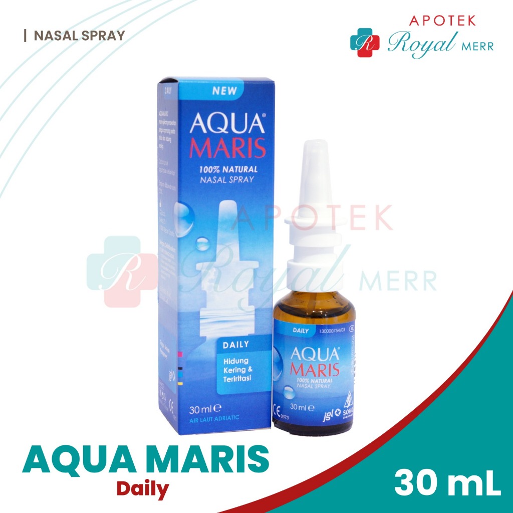 Jual AQUA MARIS DAILY NASAL SPRAY 30 ML Untuk Dekongestan & Pembersih ...