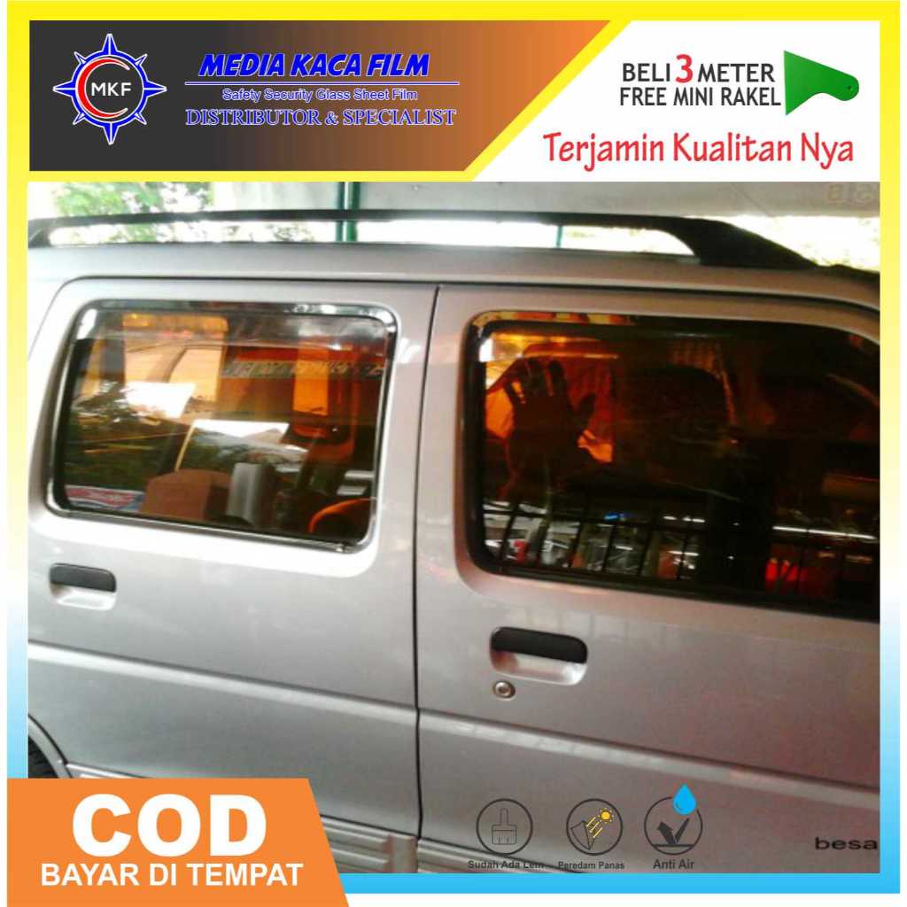 Jual Stiker Wallpaper Stiker Kaca Film Riben Warna Coklat Stiker Kaca ...