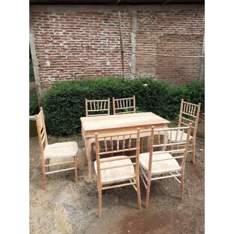 Jual Set meja akad kursi tiffany set meja wedding meja pernikahan set ...