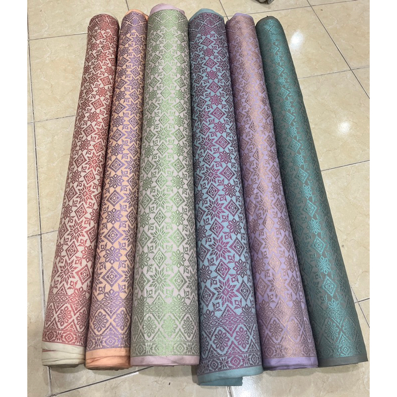 Jual Songket / kain songket bahan premium songket meteran | Shopee ...