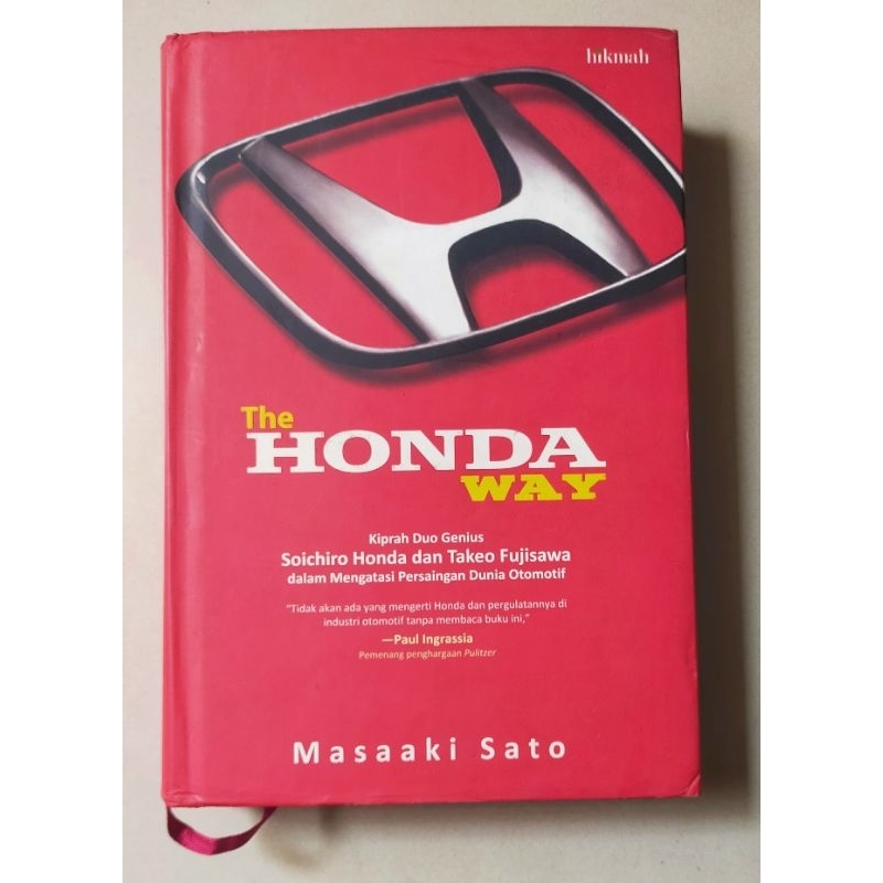 Jual Buku original The HONDA Way - Masaaki Sato / Hardcover / Bhs ...