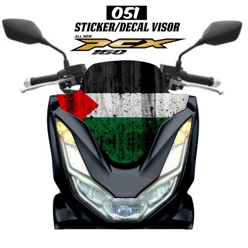 Jual Visor PCX 160 Logo Palestina | Shopee Indonesia