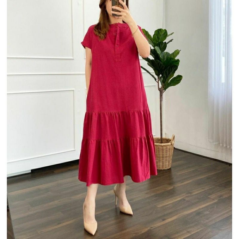 Jual GAUN NATAL / DRESS CHRISTMAS / GAUN ACARA NATAL MERAH HIJAU BOTOL ...