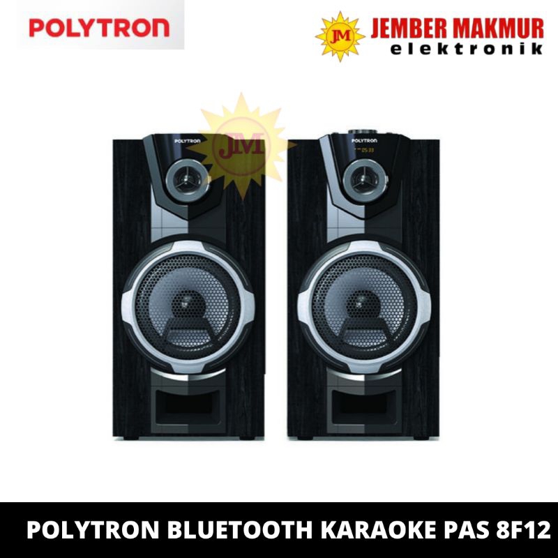 Jual Polytron Bluetooth Speaker Aktif Karaoke 8 Inch Pas 8f12 Shopee