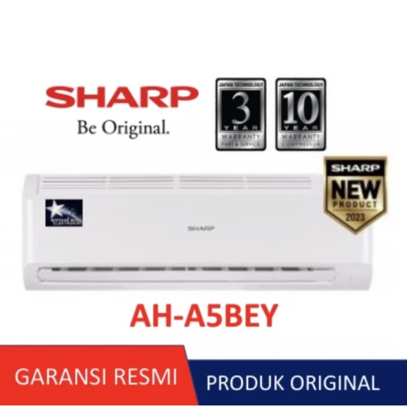 Jual AC Sharp 1/2 pk Standar AH-A05BEY / AHA 05 BEY ( Unit Only ) | Shopee Indonesia
