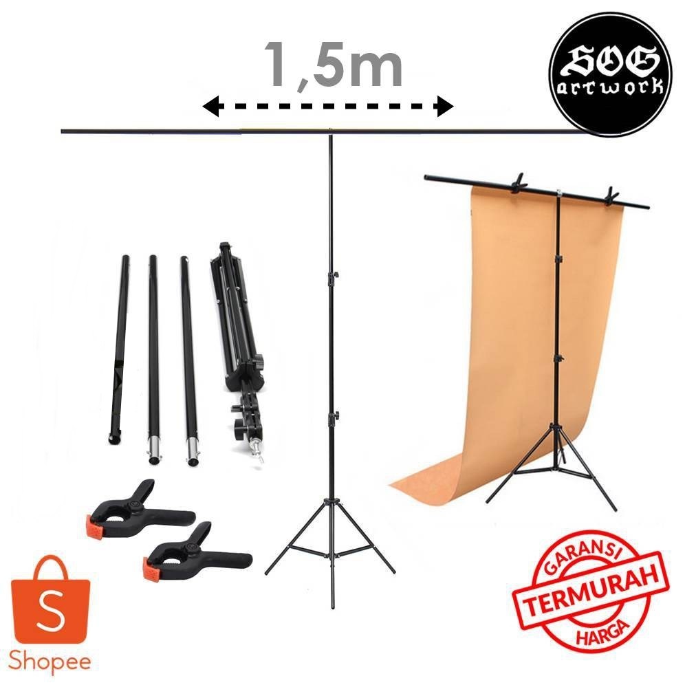 Jual Paket Background Stand 2m + Background Backdrop studio foto ...