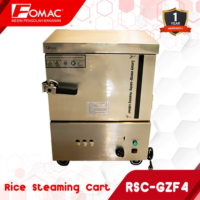 Jual FOMAC Mesin Pengukus Nasi Rice Steaming Cart RSC-GZF4 4 Tray | Shopee Indonesia