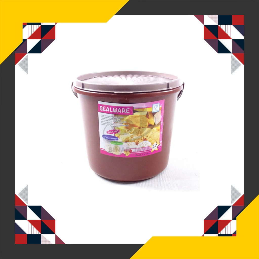 Jual Promo Toples Makanan Ringan/ Toples Gagang/ Toples Candy 5Lt Capp ...