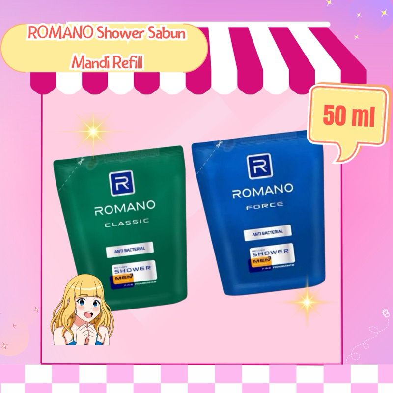 Jual Romano Anti Bakterial Body Wash 50ml | Shopee Indonesia