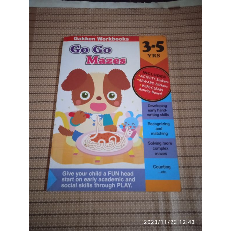 Jual buku anak import - gakken workbooks go go mazes (3-5 tahun) | Shopee Indonesia