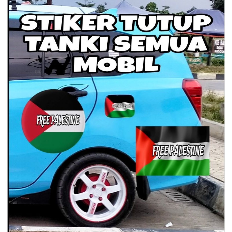 Jual STIKER PALESTINE TUTUP TANKI SEMUA MOBIL FREE PALESTINE SAVE ...
