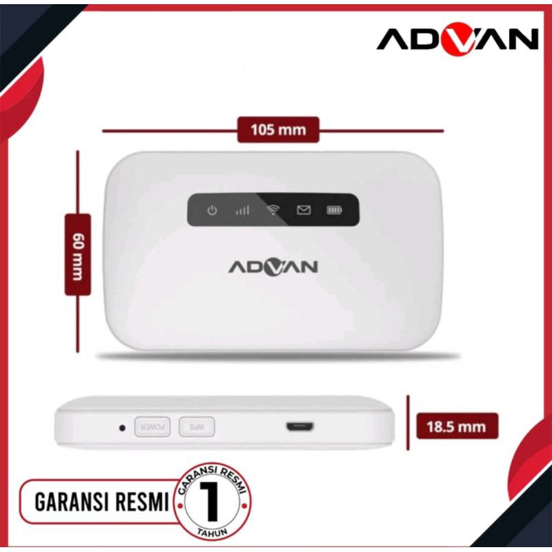 Jual Pocket Mifi Advan 4G All Operator garansi 1 tahun | Shopee Indonesia
