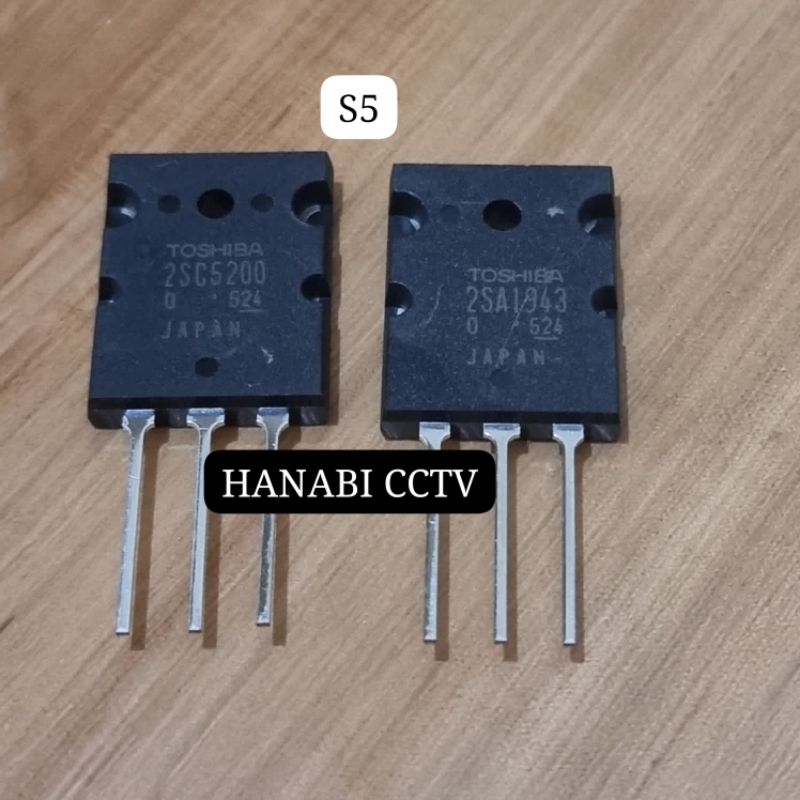 Jual Transistor Toshiba S5 524 1943 5200 S5 sa1943 sc5200 2sa1943 ...