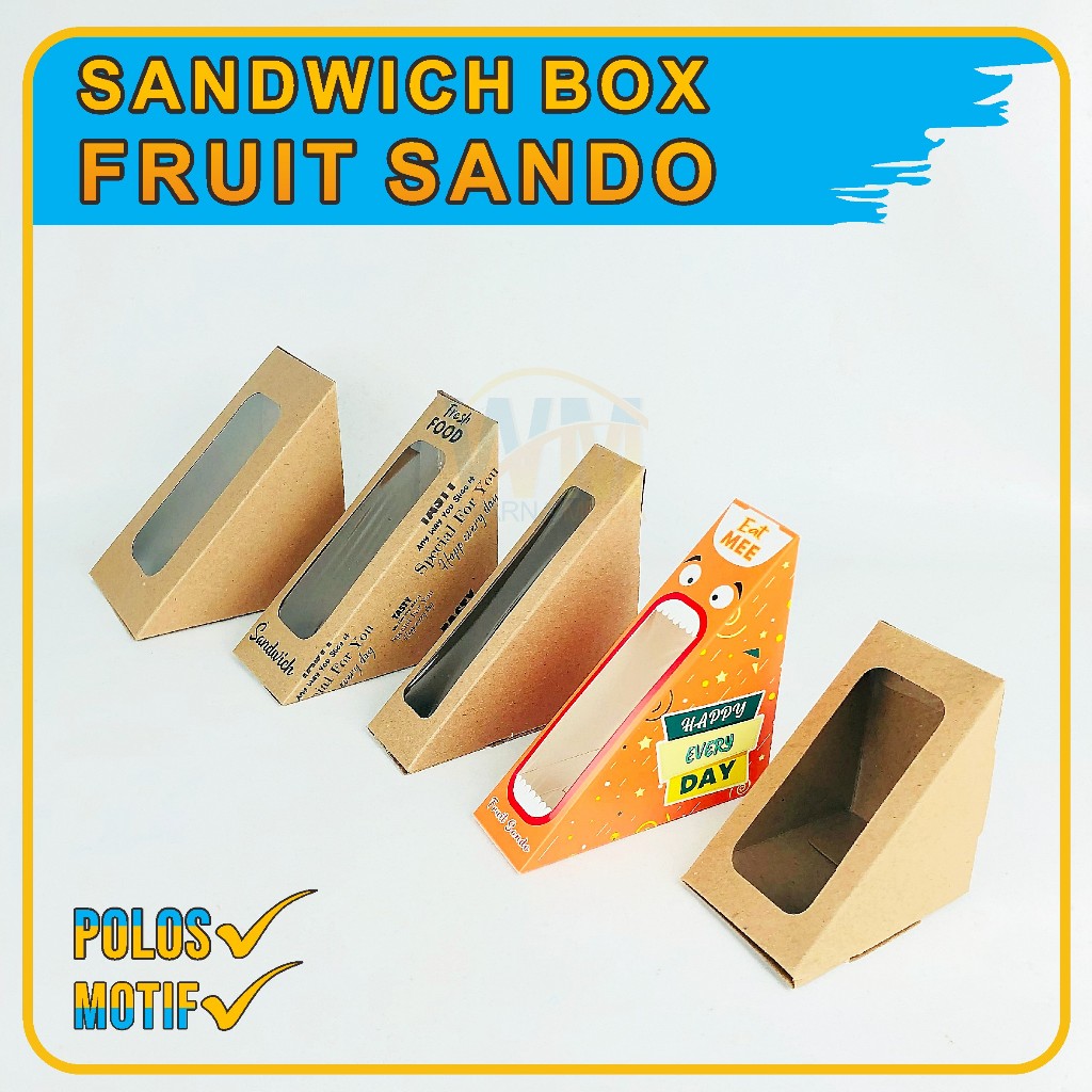 Jual Mika Sandwich Segitiga / Mika Sanwich Buah / Sandwich Box Fruit ...