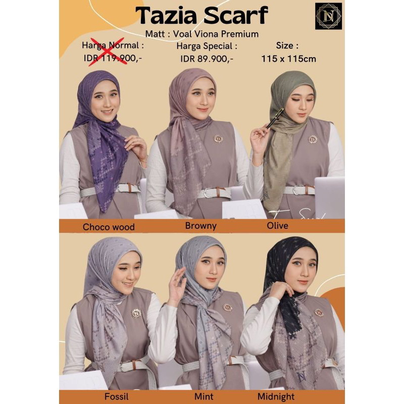 Jual Tazia scraft by Nadheera Luxury harga special | Shopee Indonesia