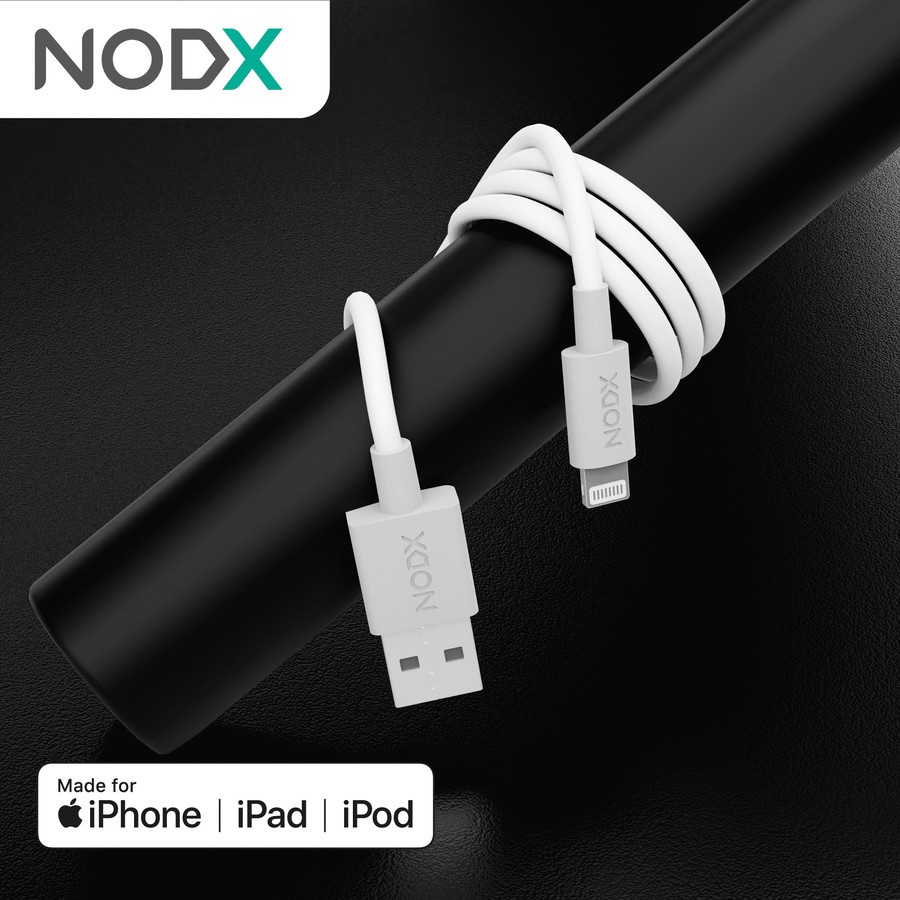 Jual NODX Kabel USB-A to Lightning Fast Charging (MFi) | Shopee Indonesia
