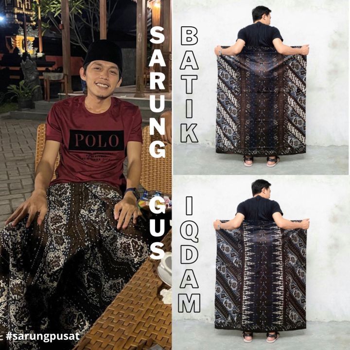 Jual Sarung Batik Gus Iqdam Series Klasik Khas Gawagis | Shopee Indonesia