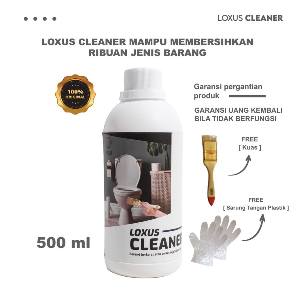 Jual NEW FORMULA Loxus Cleaner Pembersih Kerak Toilet Kamar Mandi ...
