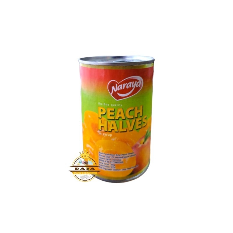 Jual Peach Halves Kaleng Naraya 425g | Shopee Indonesia