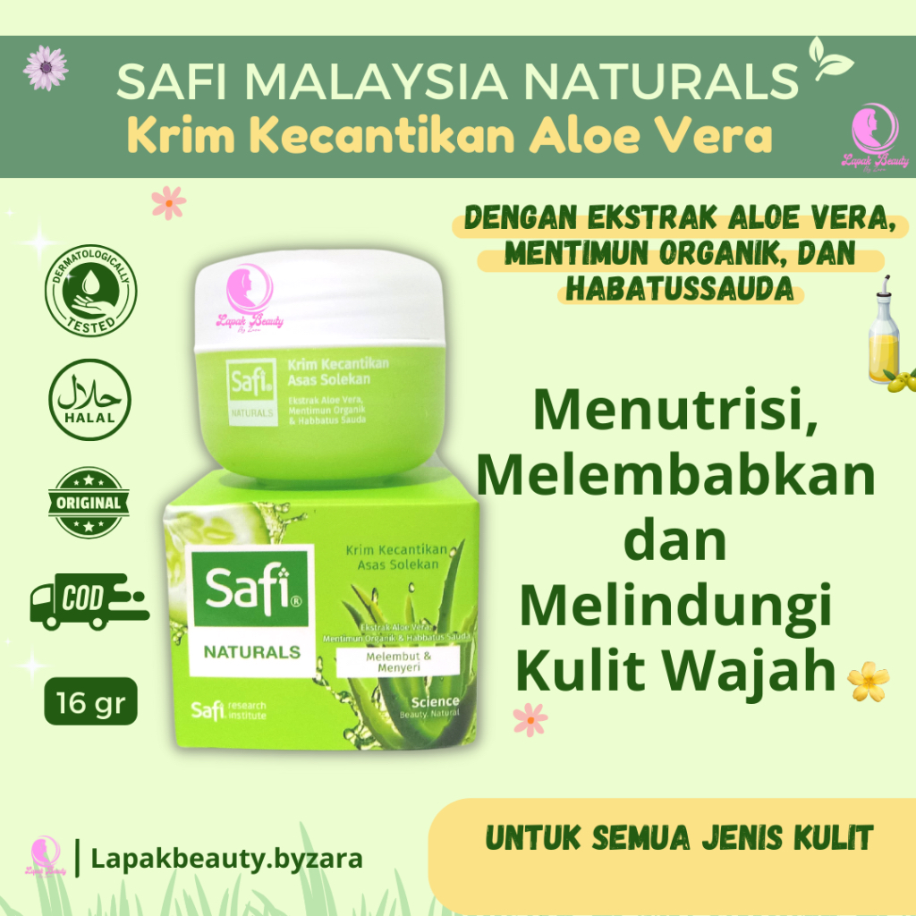 Jual Safi Natural Krim Kecantikan Safi Malaysia Alas Bedak | Shopee ...