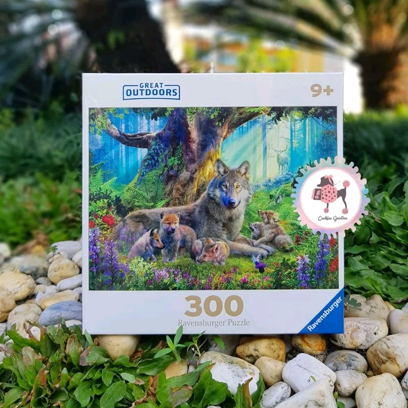 Jual Ravensburger Great Outdoors Wolves in the Forest Puzzle 300pc ...