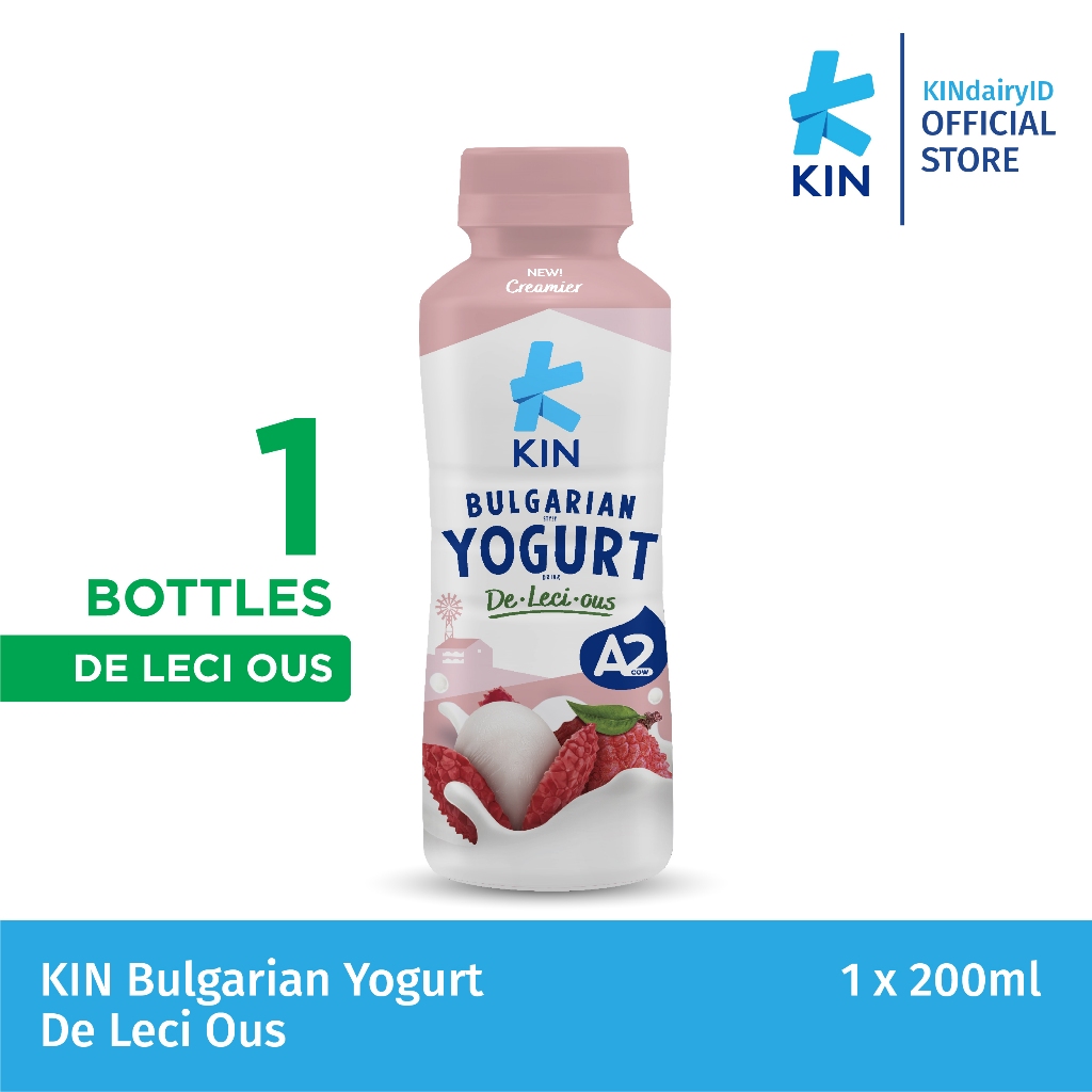 Jual KIN Bulgarian Yogurt Lychee 200 ml | Shopee Indonesia